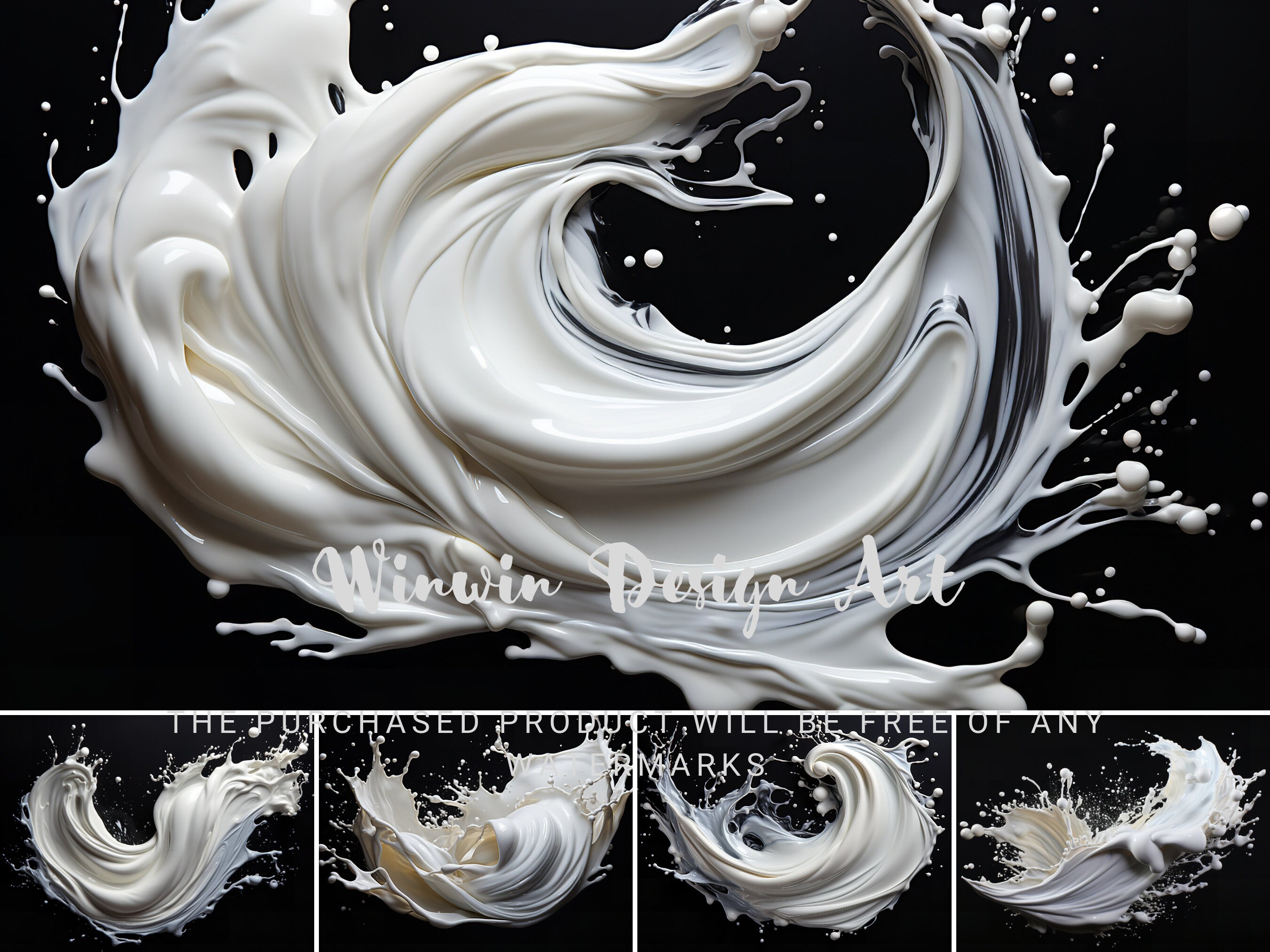 Milk Splash Digital Backdrops, Maternity Digital Backdrop Overlays ...