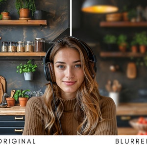 Home Kitchen Zoom Background for Virtual Meetings, Pantry Zoom Backdrop ...