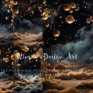 Celestial Dreamscape Digital Backdrop Maternity Digital Background ...