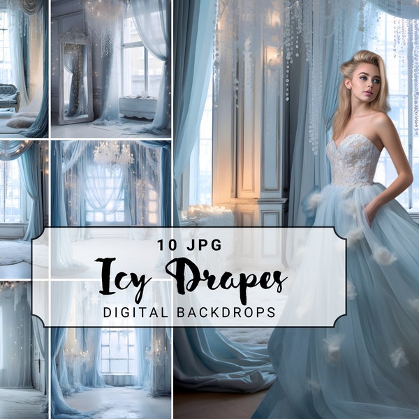 Frozen Curtain - Etsy