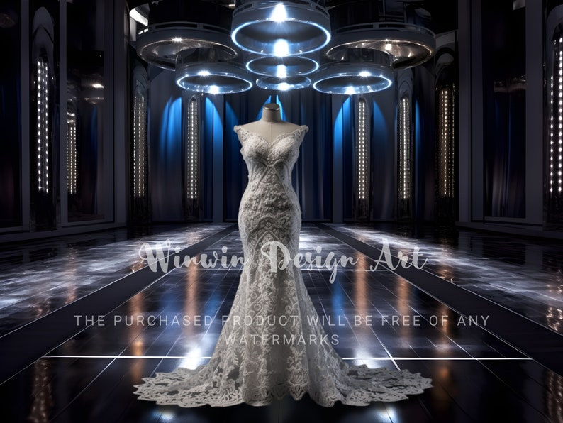 Fashion Runway Digital Backdrop Catwalk Stage Background Fashion ...