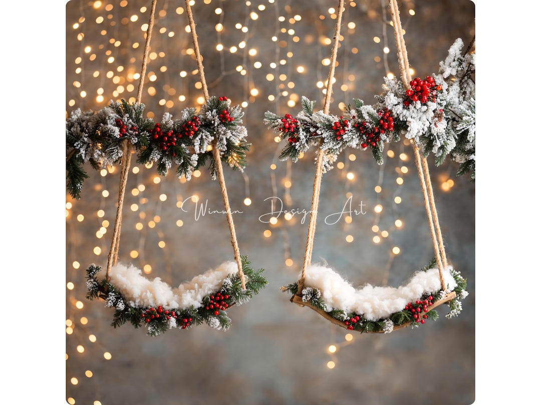 Newborn Swing Digital Backdrop – Twins Baby Portrait Photography ...