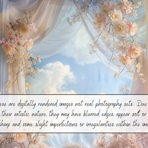 Floral Maternity Digital Backdrop: Dreamland Photoshoot Overlay (JPG ...