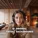 Japanese Shoji Panel Zoom Background for Virtual Meetings, Japan Style ...