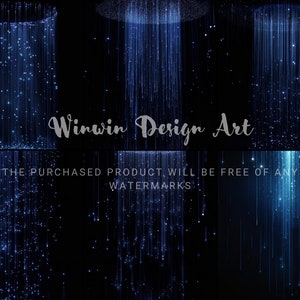 Celestial Starlight Photography Backdrop Glittering Digital Background ...