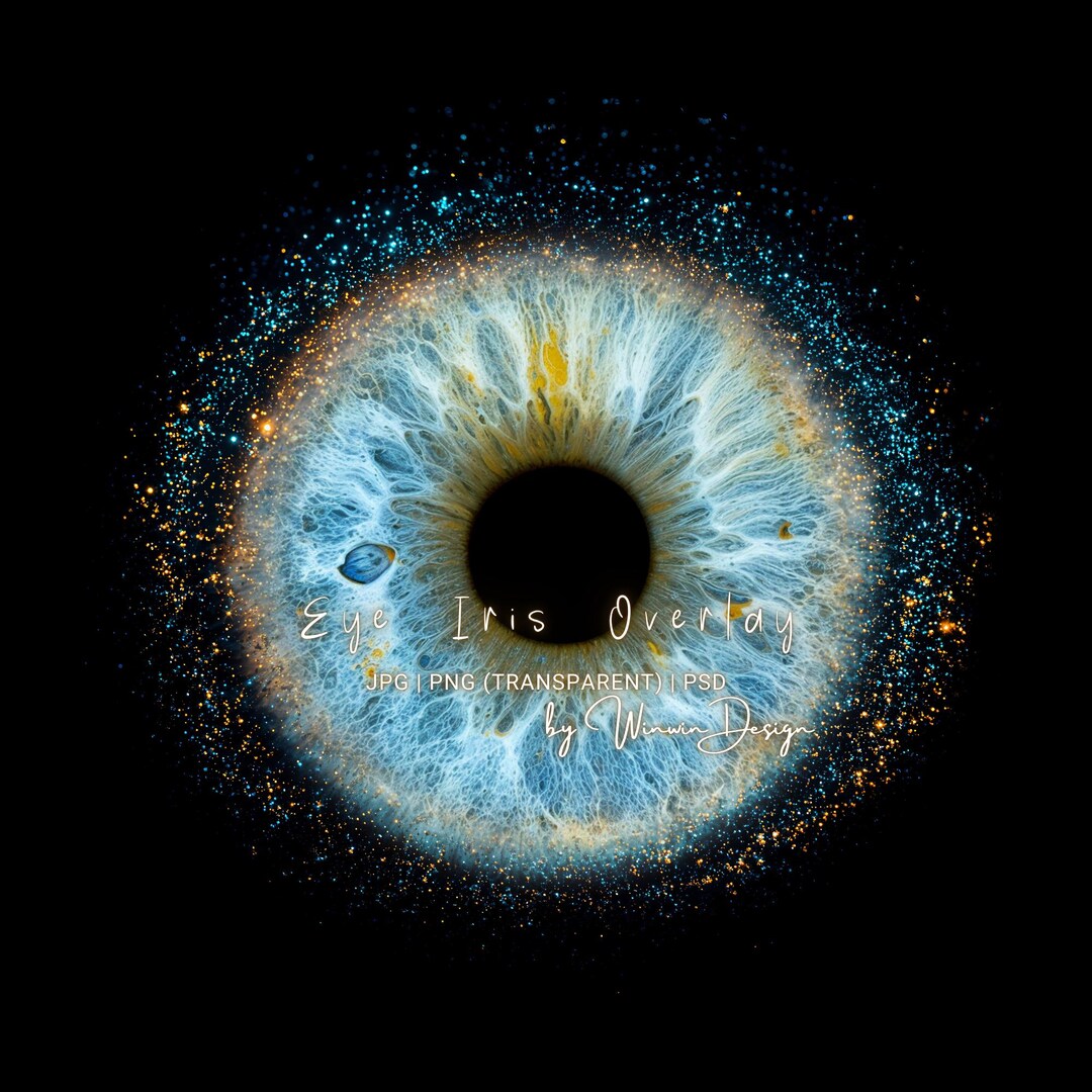 Macro Eye Overlay Frame Iris Photography Backdrop – Easy Eye Insert ...