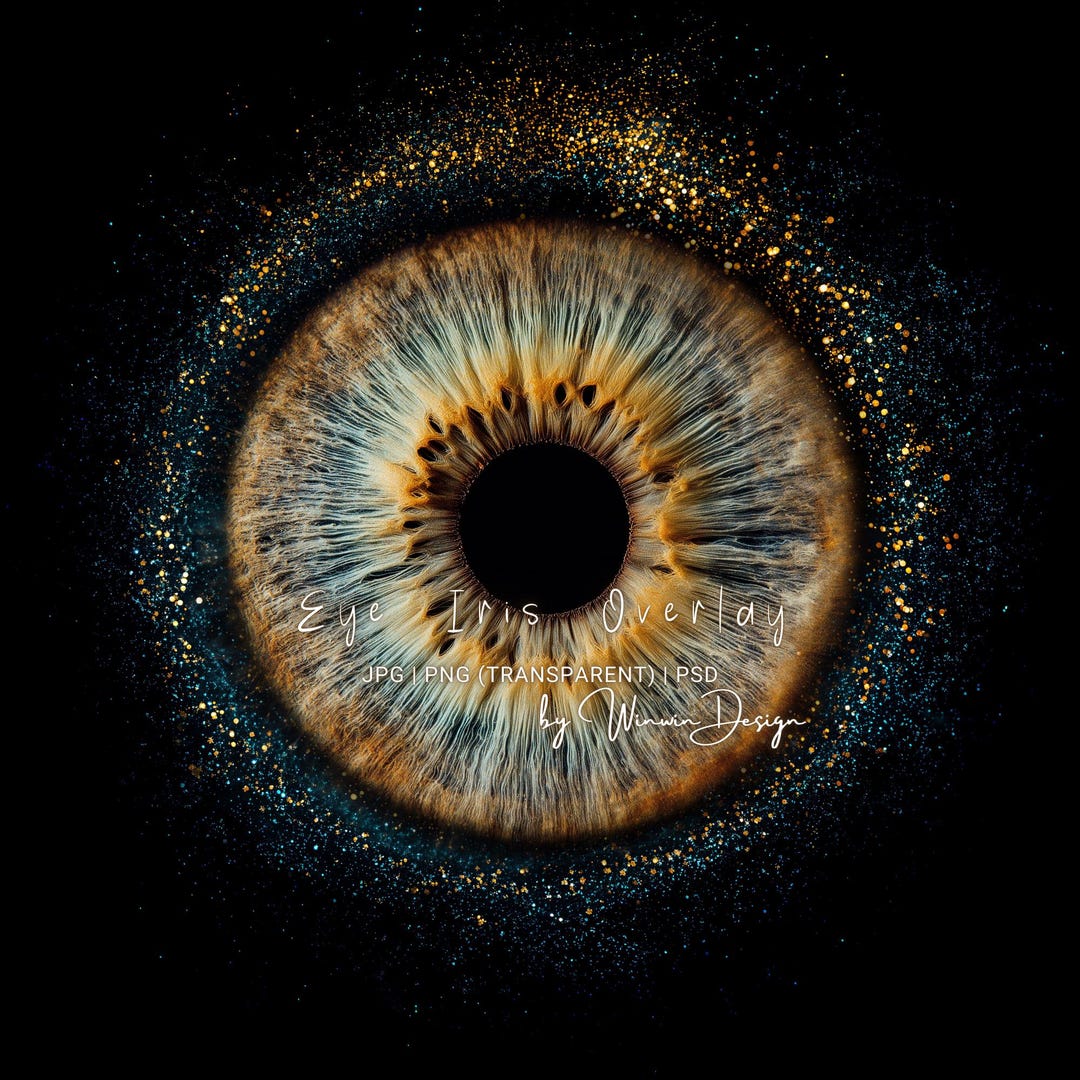 Macro Eye Photography Frame – Glittering Iris Case Backdrop, Easy Eye ...