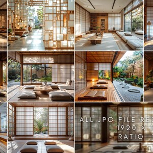 Japanese Shoji Panel Zoom Background for Virtual Meetings, Japan Style ...