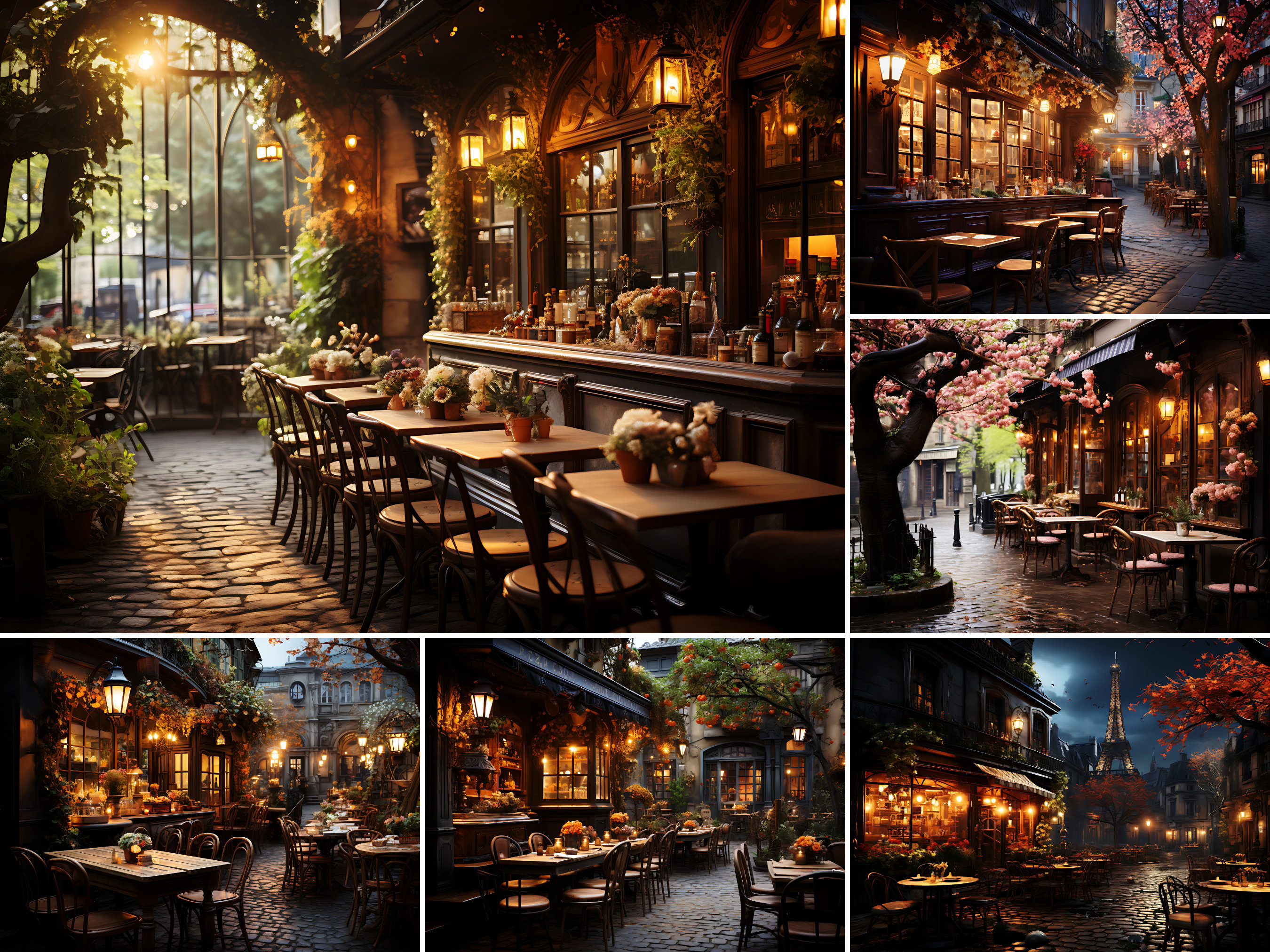 Parisian Cafe Digital Photography Background Paris Photography Backdrop ...