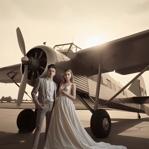 Airplane Digital Backdrop Aeroplane Digital Background Aviation Jet ...