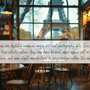 Paris Cafe Zoom Background for Virtual Meetings, Cozy Cafe Zoom ...