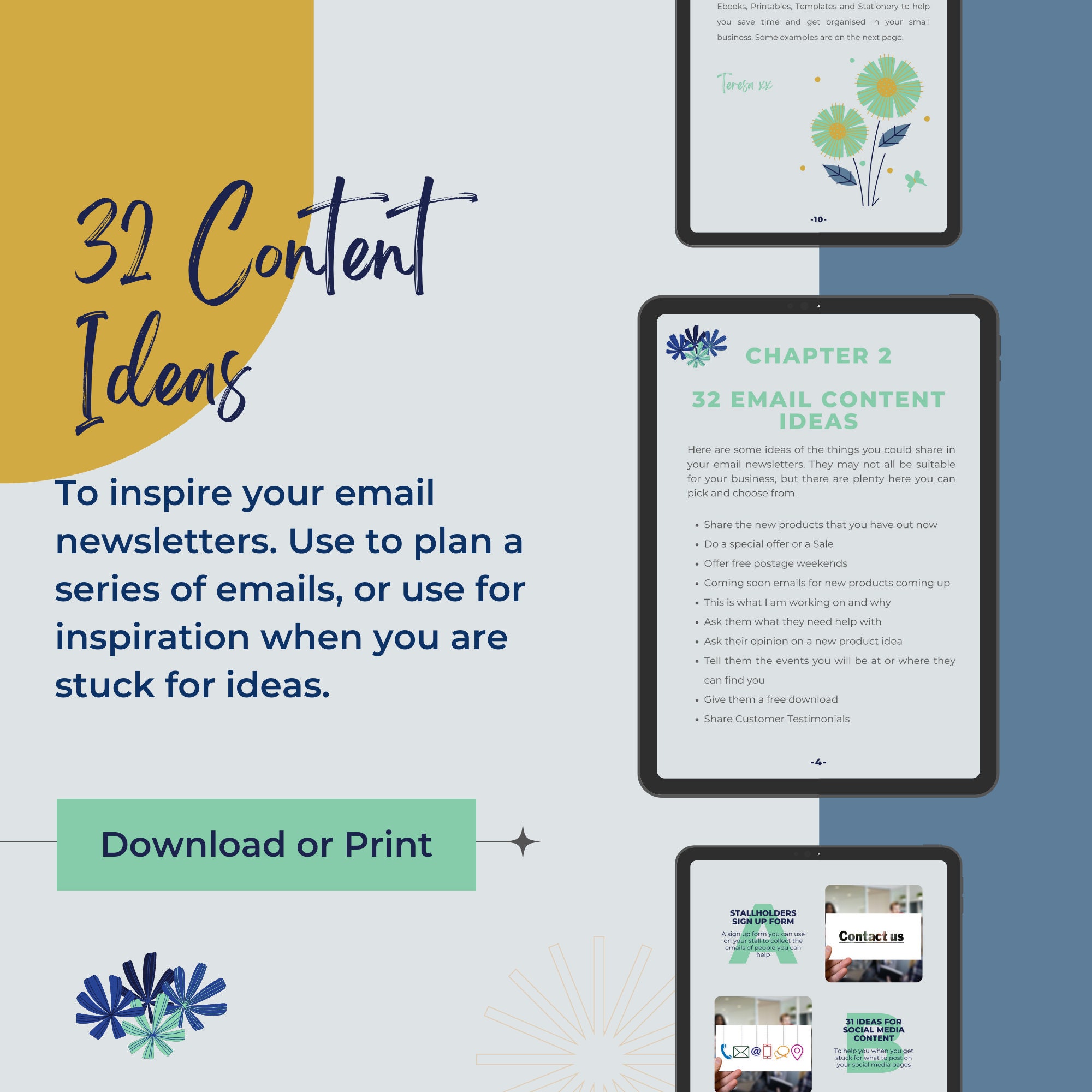 Email Marketing 32 Content Ideas for Your Email Newsletters. - Etsy UK