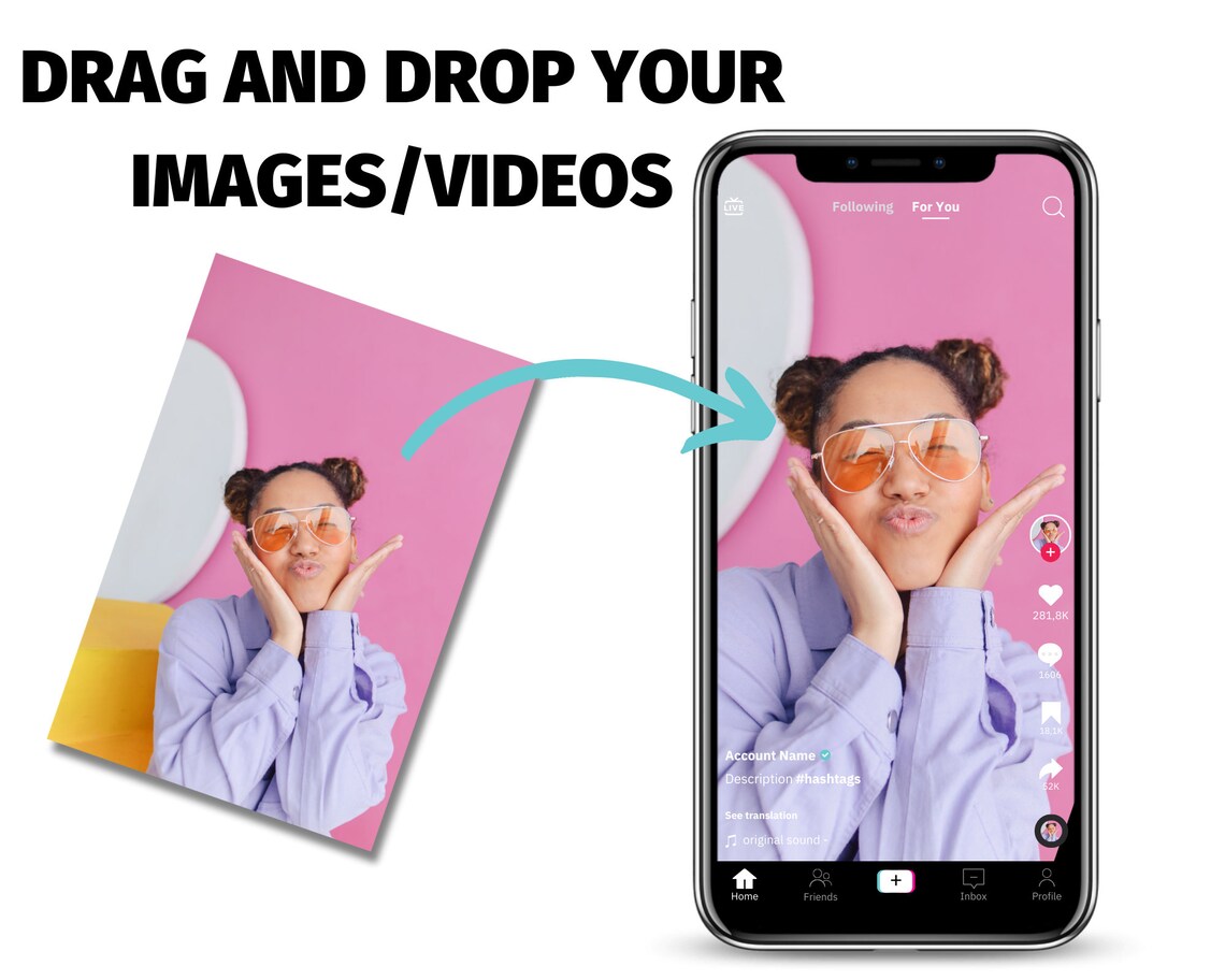 Editable Mega Bundle Social Media Mockups Facebook Tiktok Instagram ...