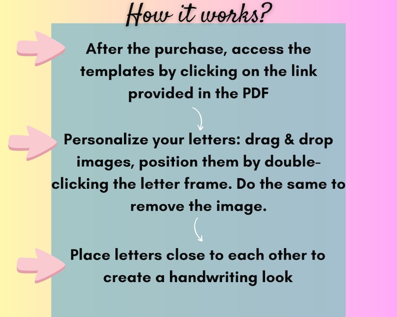 Canva Frames Alphabet, Customizable Handwritten Script Alphabet, Drag ...