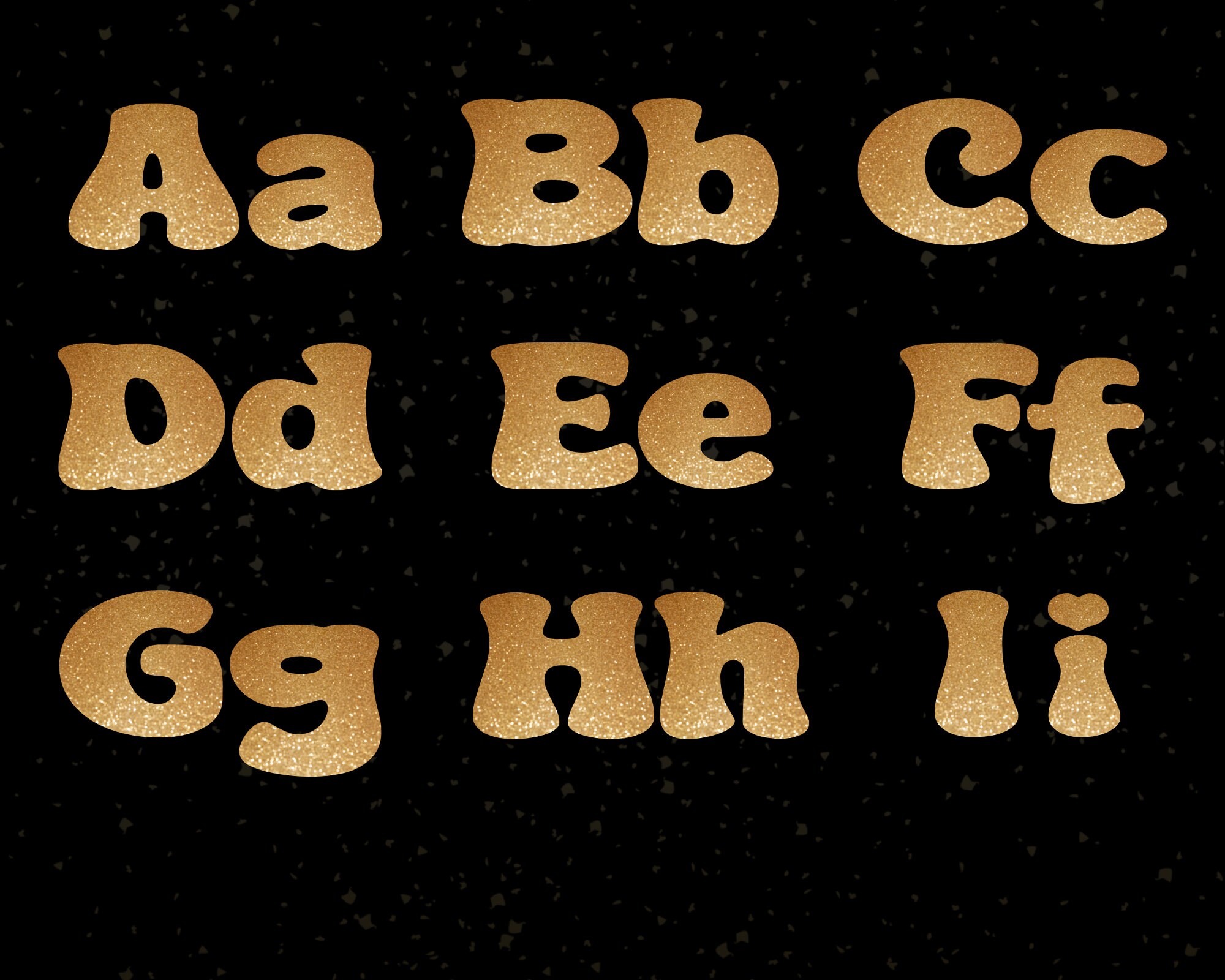 Doodle Alphabet Canva, Bubble Letters, Cute Font, Girly, Bold Large ...