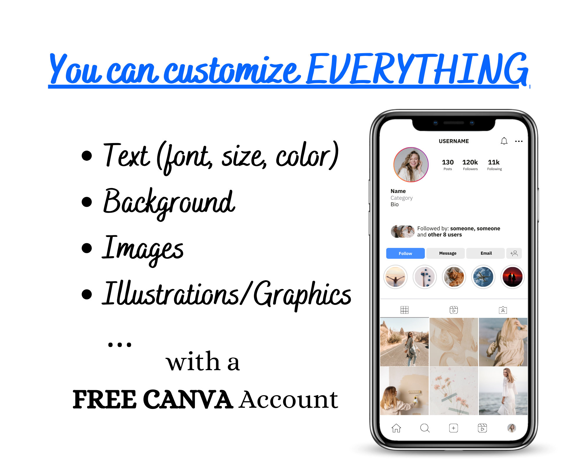 Editable Mega Bundle Social Media Mockups Facebook Tiktok Instagram ...