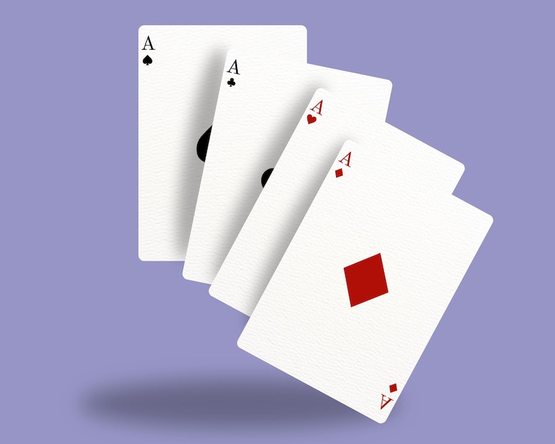 Playing Cards Template, Poker Cards Mockup, Custom Cards Ace Blank ...
