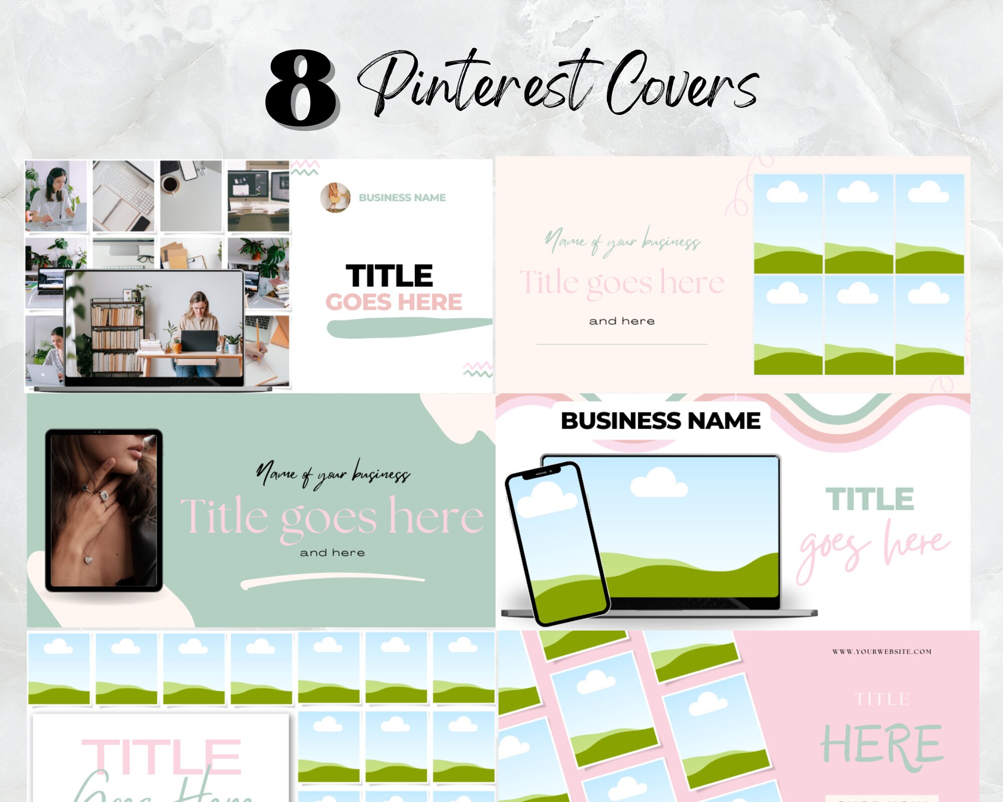 48 Pinterest Templates Bundle Editable in Canva. Pinterest Pins ...