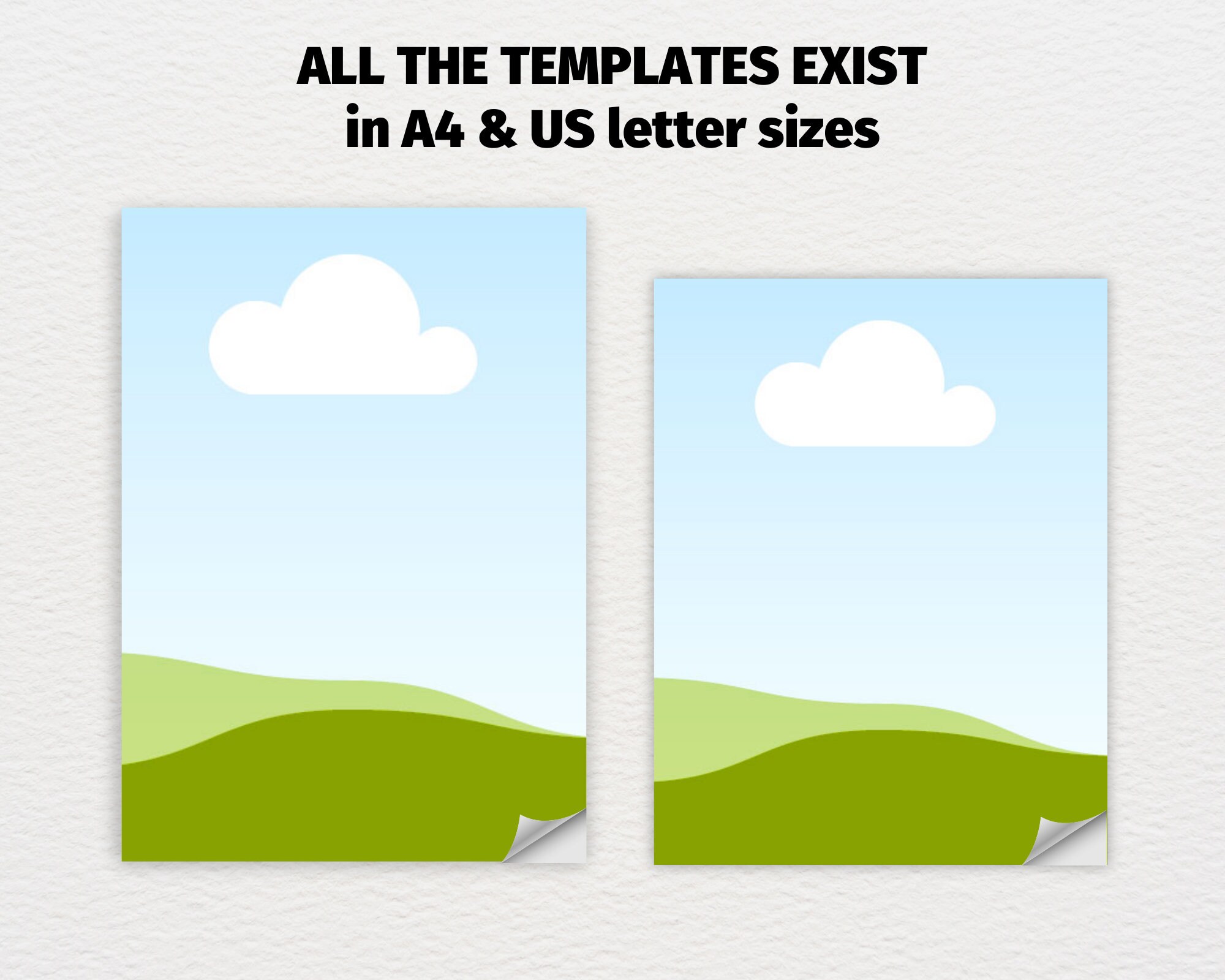 Book Mockup Canva, Book Cover Mock up Template, A4, US Letter, KDP ...