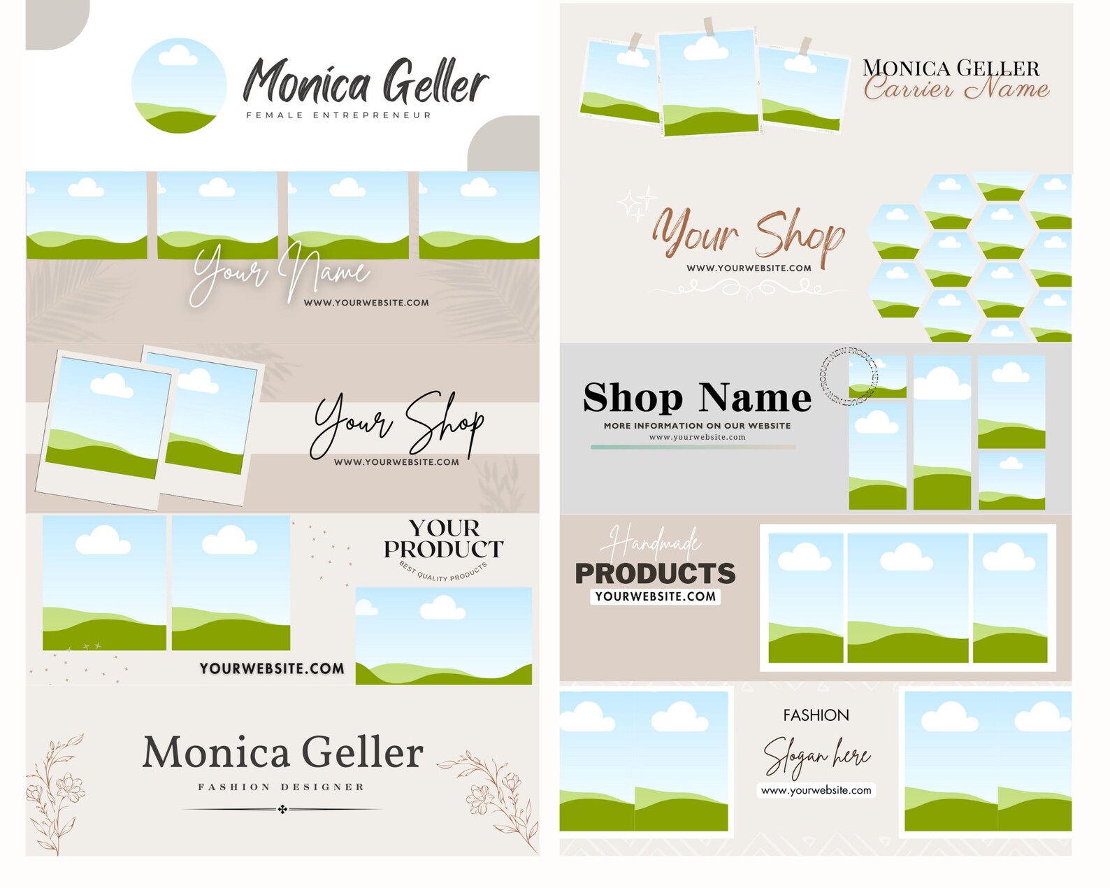 10 Twitter Banners | Twitter Banner Mockup Template | Twitter Cover ...