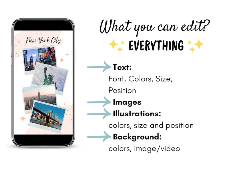 20 Instagram Video Reels Templates Travel Summer Reels Editable With ...