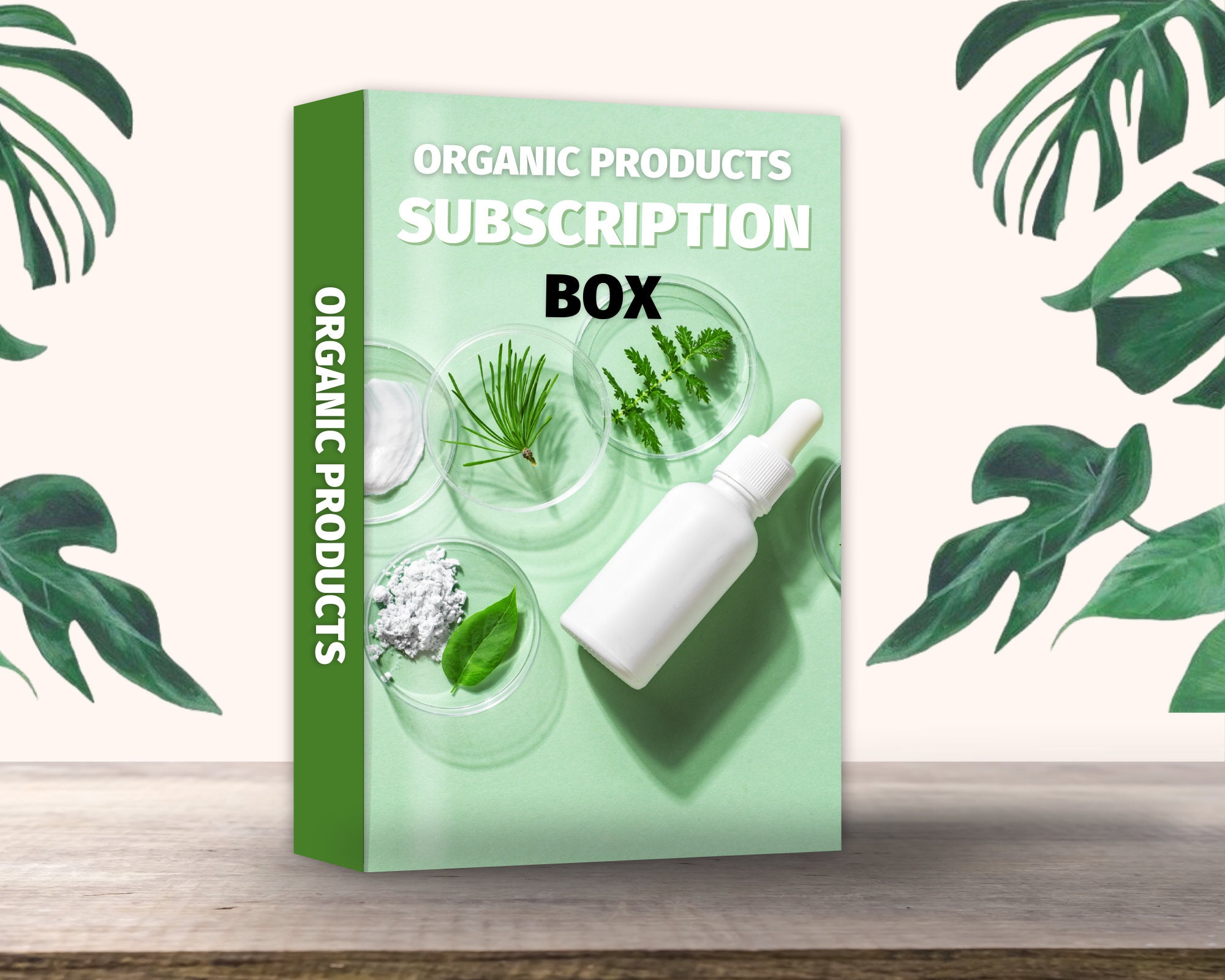 Box Mockup Canva Template, Product Box Mockup Display, DIY Box Template ...