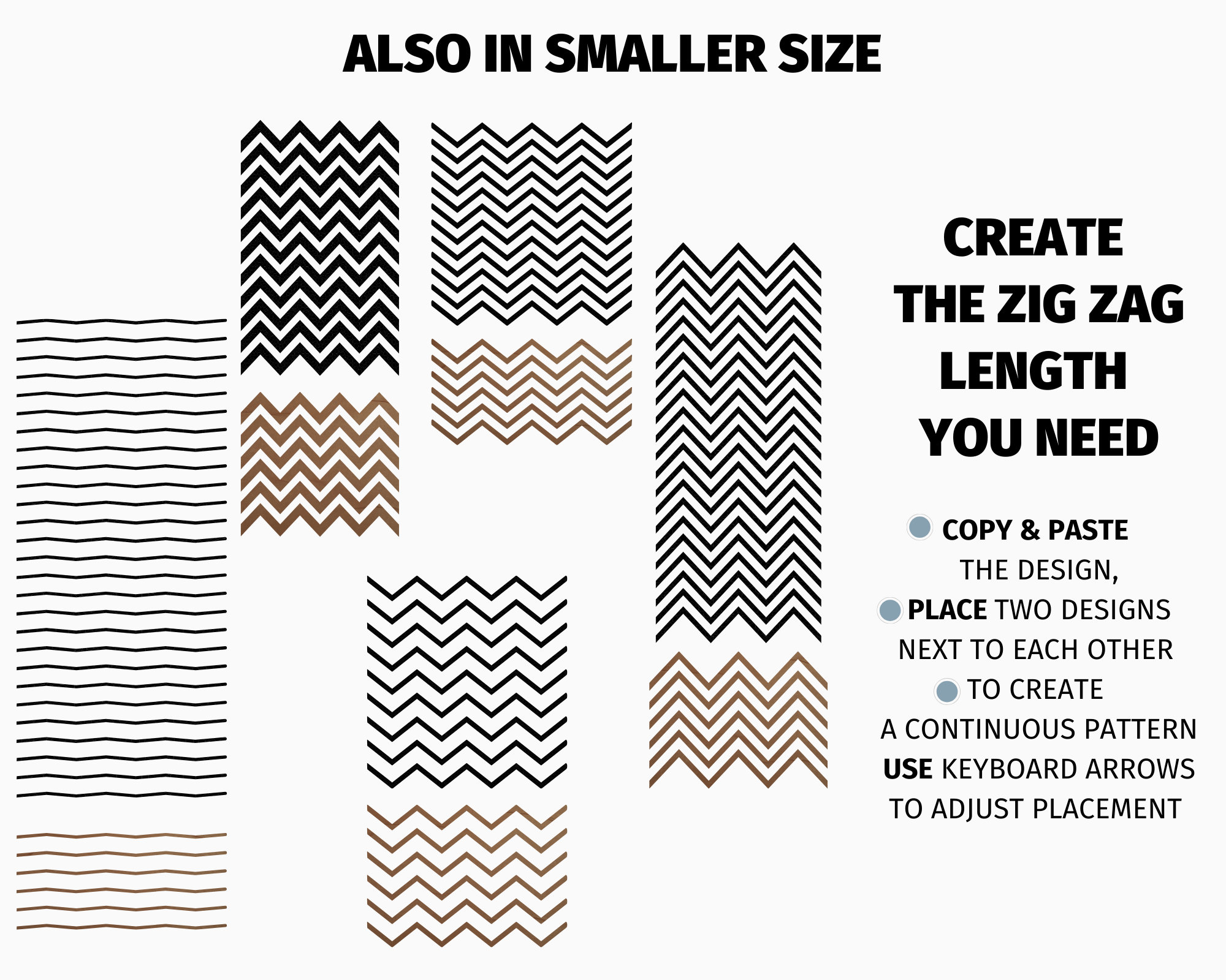 Chevron Canva, Zig Zag Canva Elements, Frame Stripes, Digital, Chevron ...