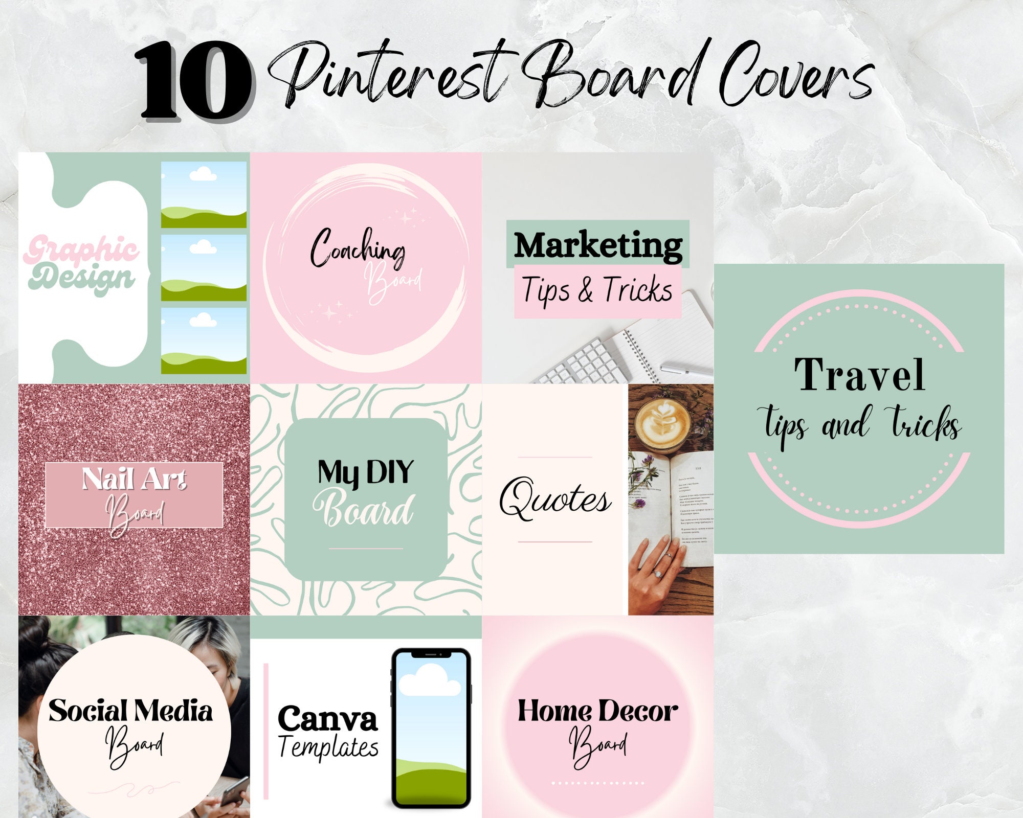 48 Pinterest Templates Bundle Editable in Canva. Pinterest Pins ...