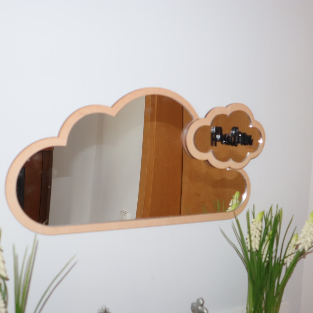 Personalized Mirror for Children's Room Cloud, Unbreakable and ...