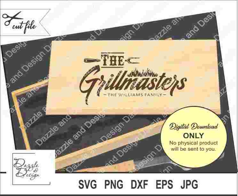Grillmaster SVG File, Grill Master (includes Svg, Eps, Dxf, Png, Jpeg ...