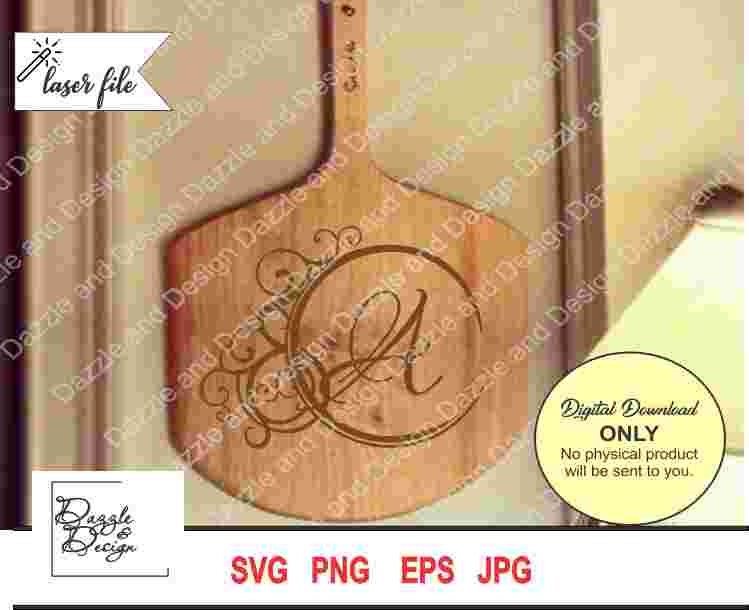 Fancy, Contemporary Monogram SVG File includes Svg, Eps, Dxf, Png, Jpeg ...