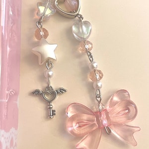 Pink Keychain - Etsy