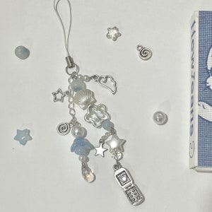 Blue Phone Charm - Etsy Australia