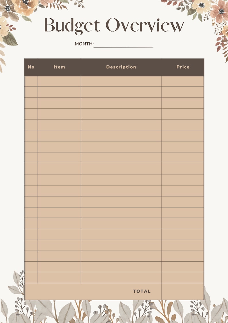 Printable Digital Personal Budget Planner Bundle (weekly, Monthly ...