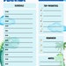 Printable Digital Planner for Kids School Timetable & Homework Tracker ...