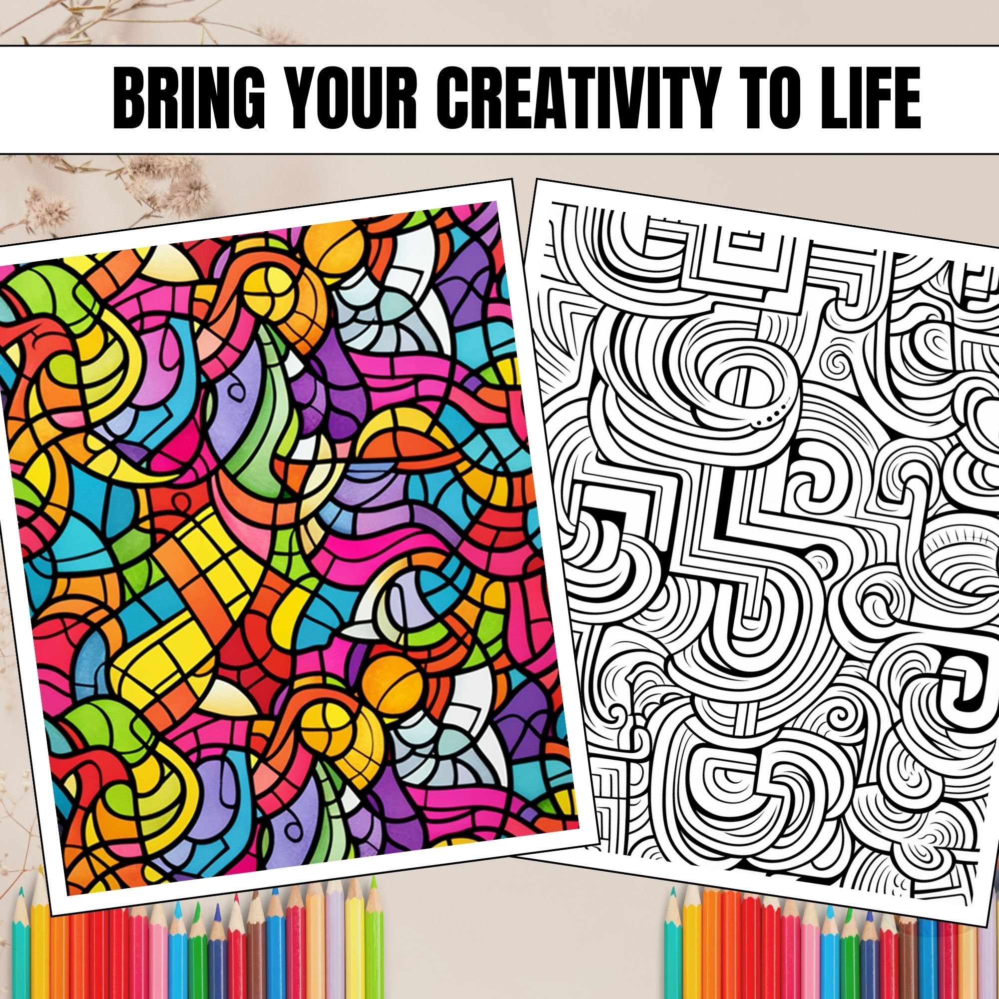24 Mindfulness Patterns Coloring Pages Mindfulness Pattern Coloring ...