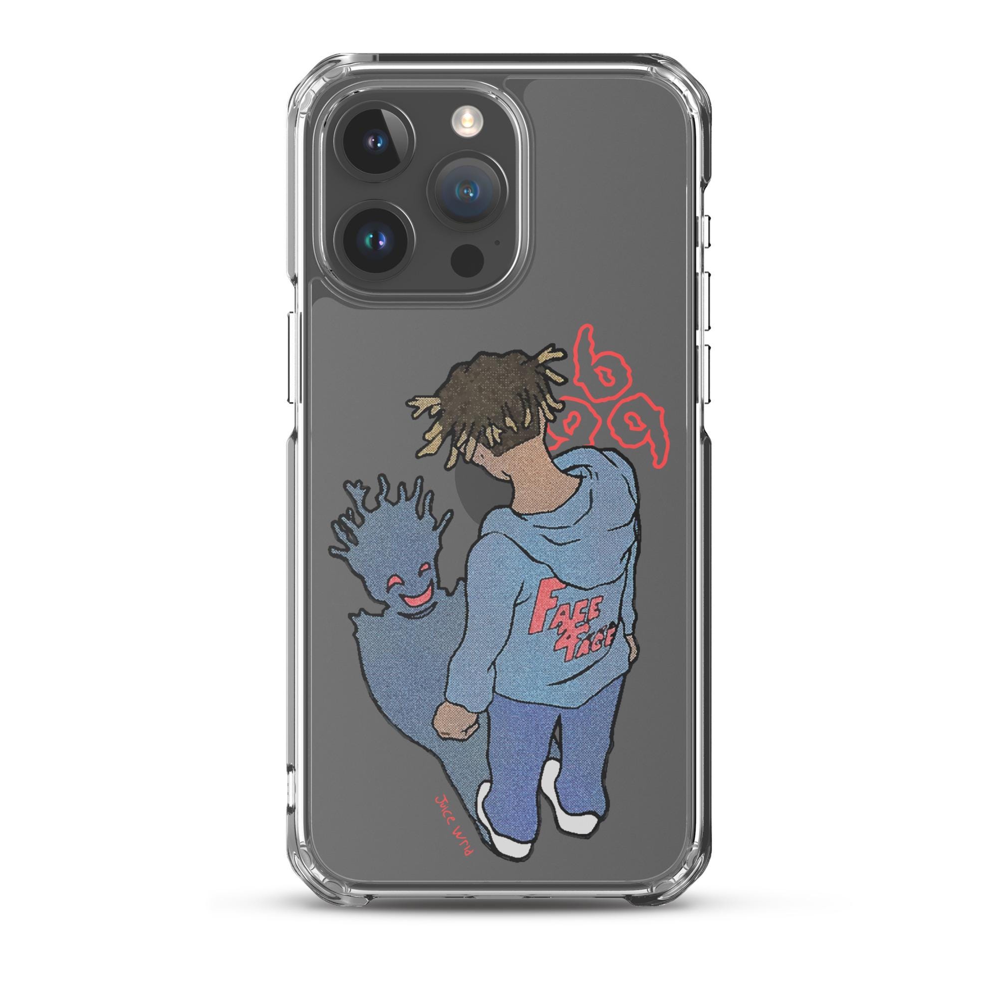 JUICE WRLD FACE2FACE Clear Case for Iphone®, Juice Wrld Phone Case, 999 ...