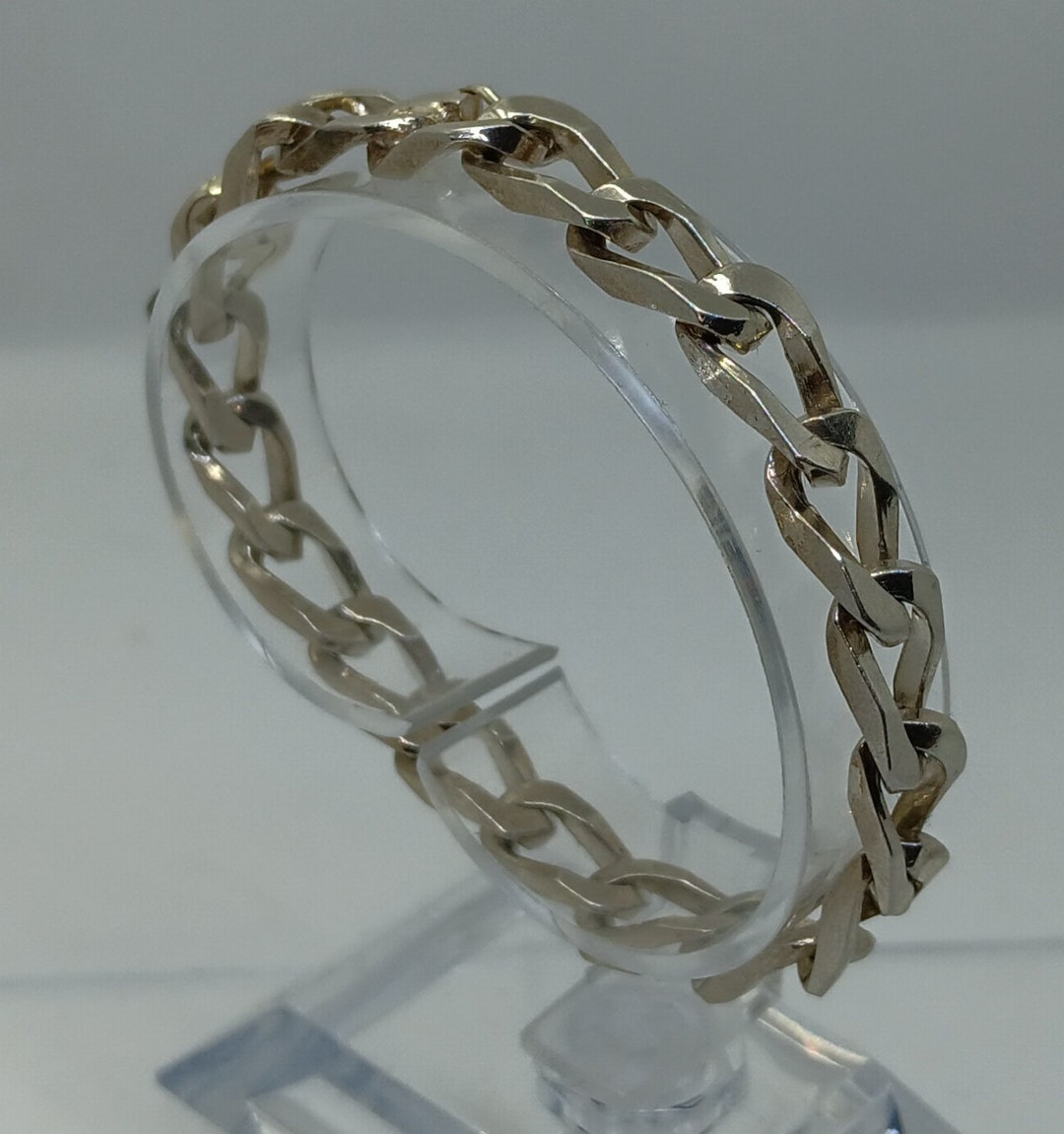 Stylish Gourmette Bracelet Timeless Design for Elegant Statements - Etsy