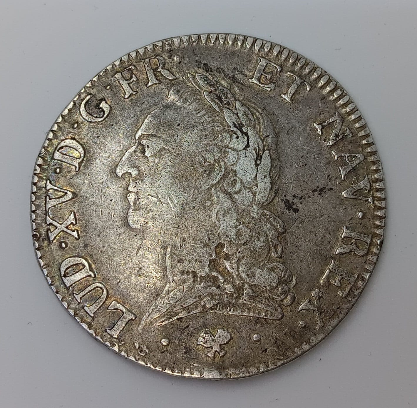 Rare 18th Century Ecu - King Louis XV Coin 1773 - Silver Coin of ...