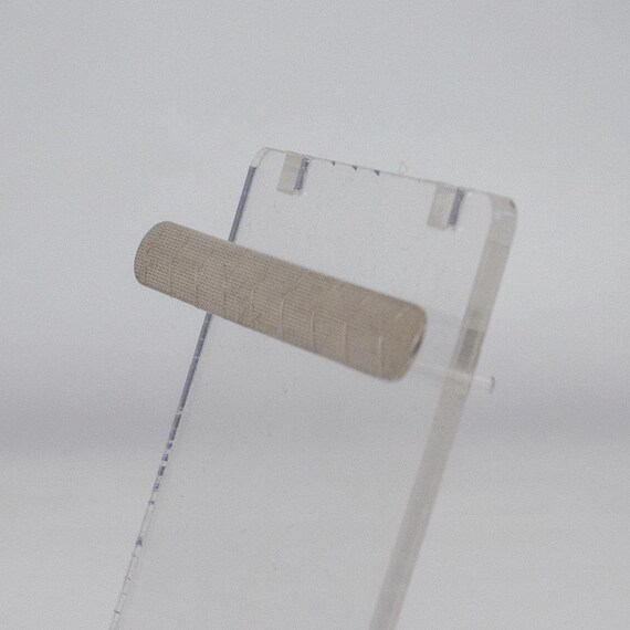 Vintage Silver Tie Clip with Geometric Pattern – Uniq… - Gem