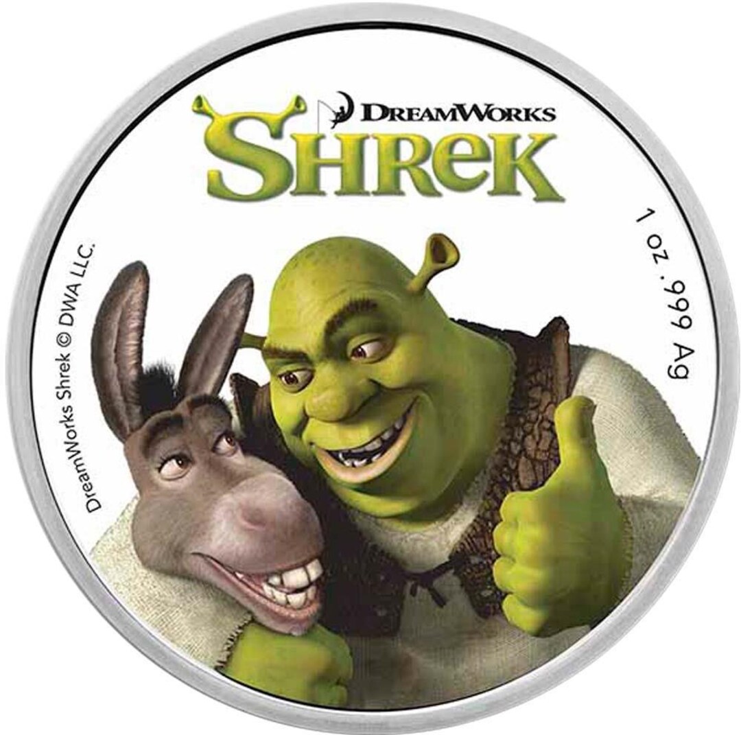 Colorized 2021 Shrek Silver Coin – Niue 1 Oz - Etsy