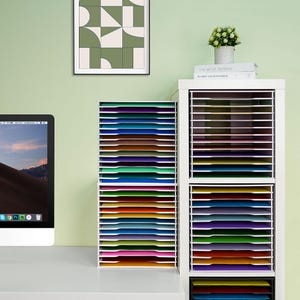 12x12 Scrapbook Paper Organizer, File Sorter, IKEA Kallax Compatible - Etsy