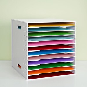 12x12 Scrapbook Paper Organizer, File Sorter, IKEA Kallax Compatible - Etsy