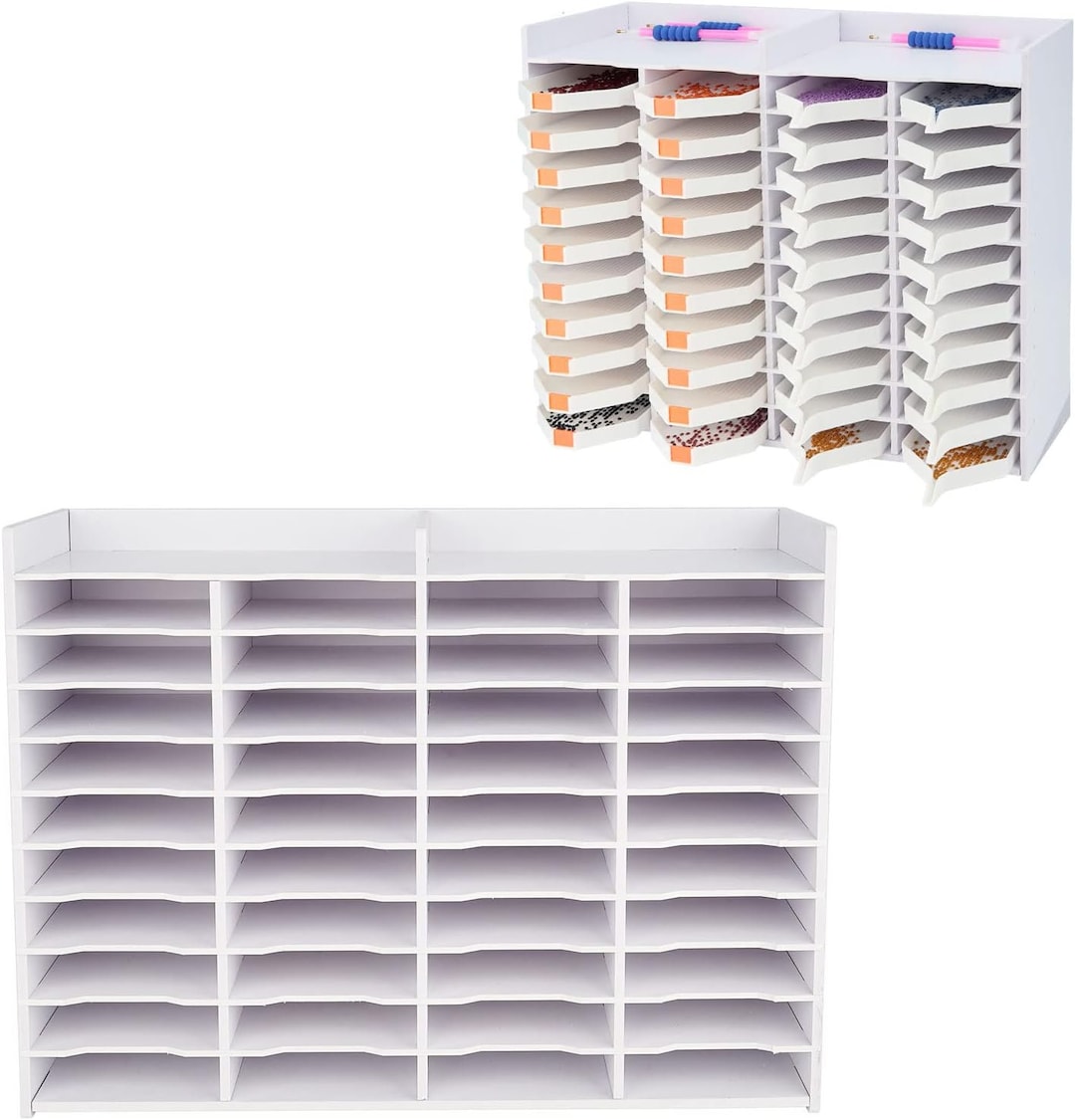 Diamond Painting Tray Organizer Holder Drill Pen & Multi-boat Tray ...