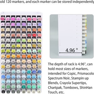 Art Marker Storage Rack, PCV Foam Board, Holds 120-240 Markers - Etsy
