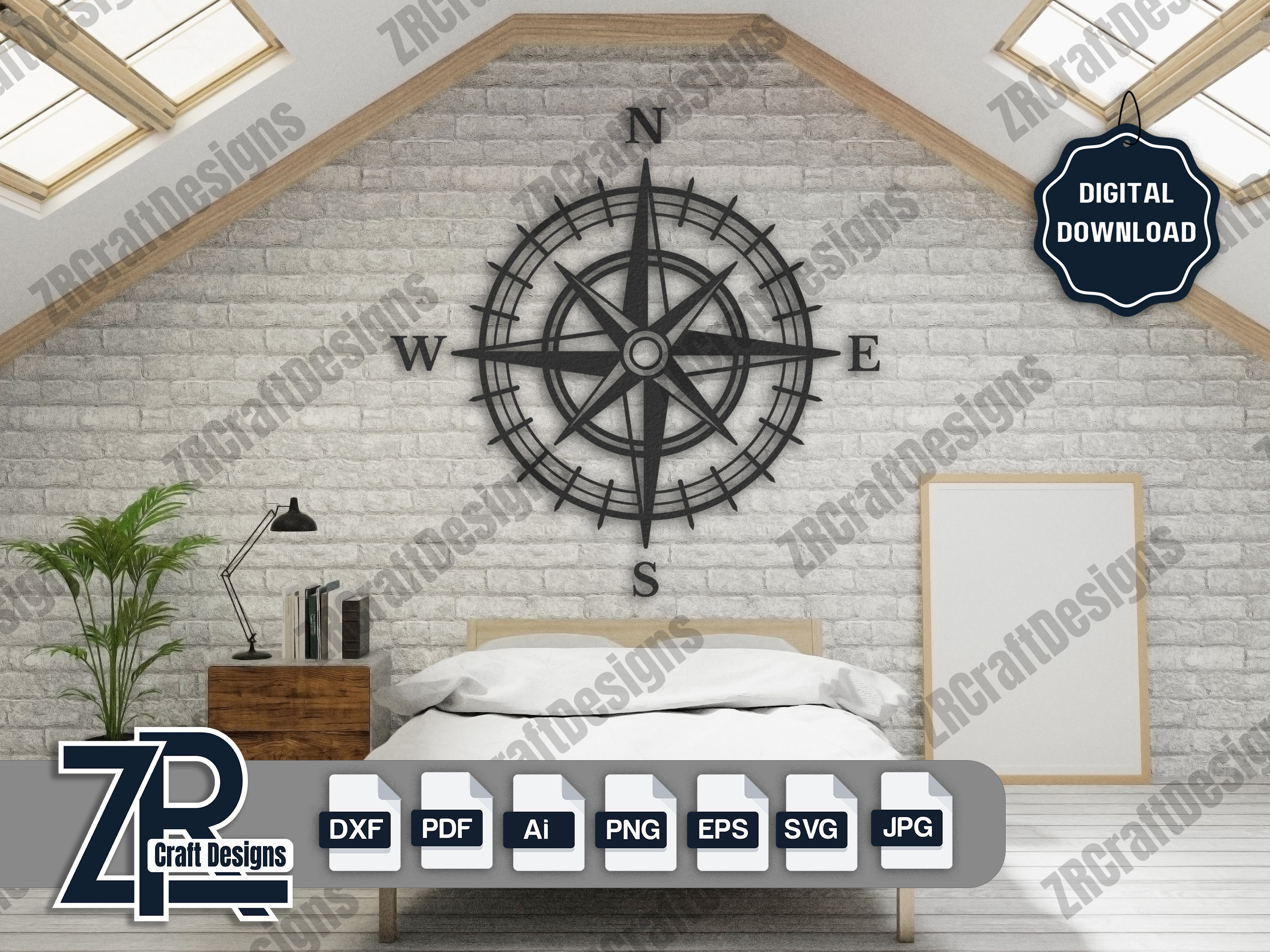 Compass SVG, Engraving, Compass Cricut, Compass Png, Compass Star SVG ...