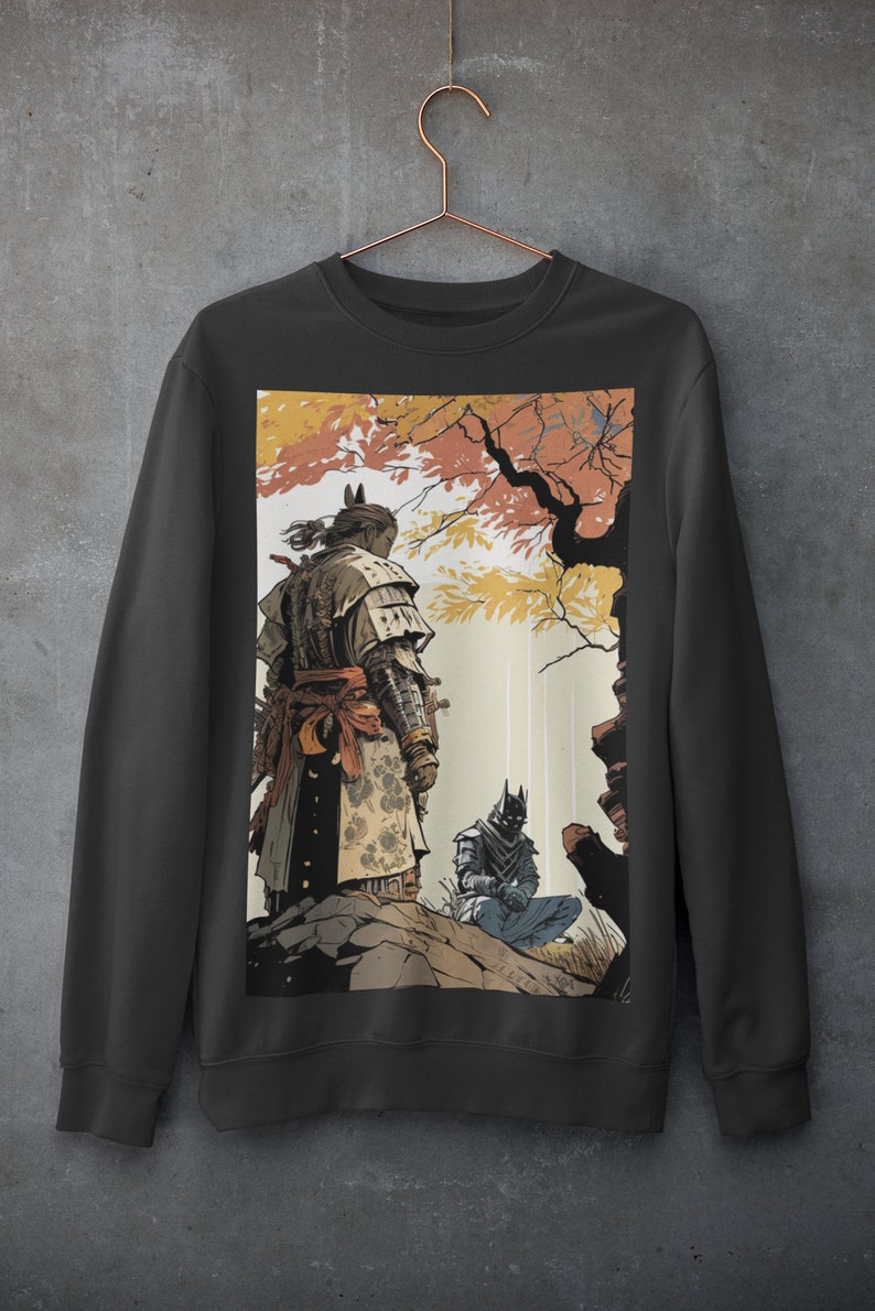 Japanese Samurai Streetwear Samurai Sweater Japanese - Etsy