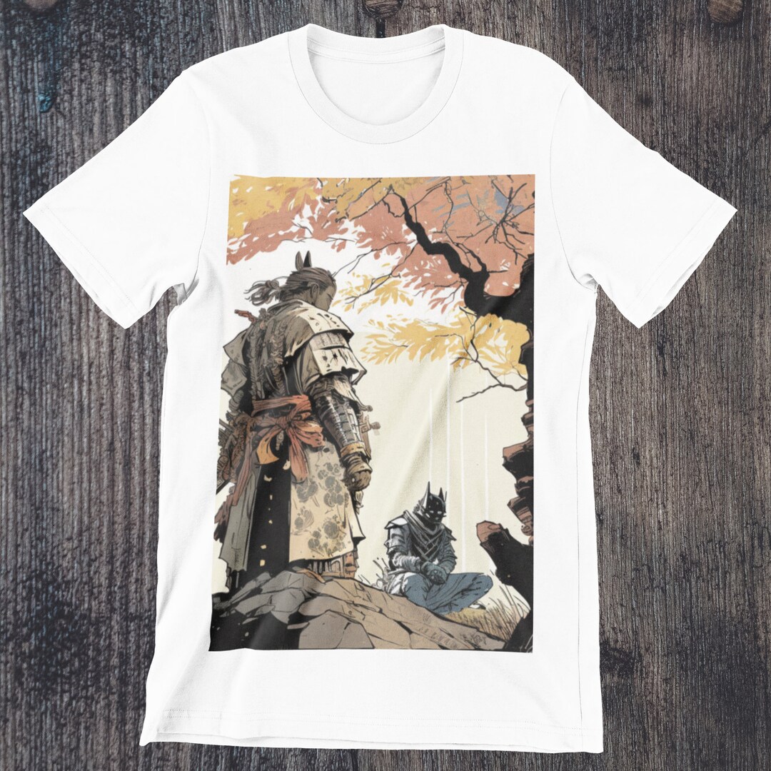 Japanese Samurai Graphi Tee, Anime Streetwear, Traditiona Japanese ...