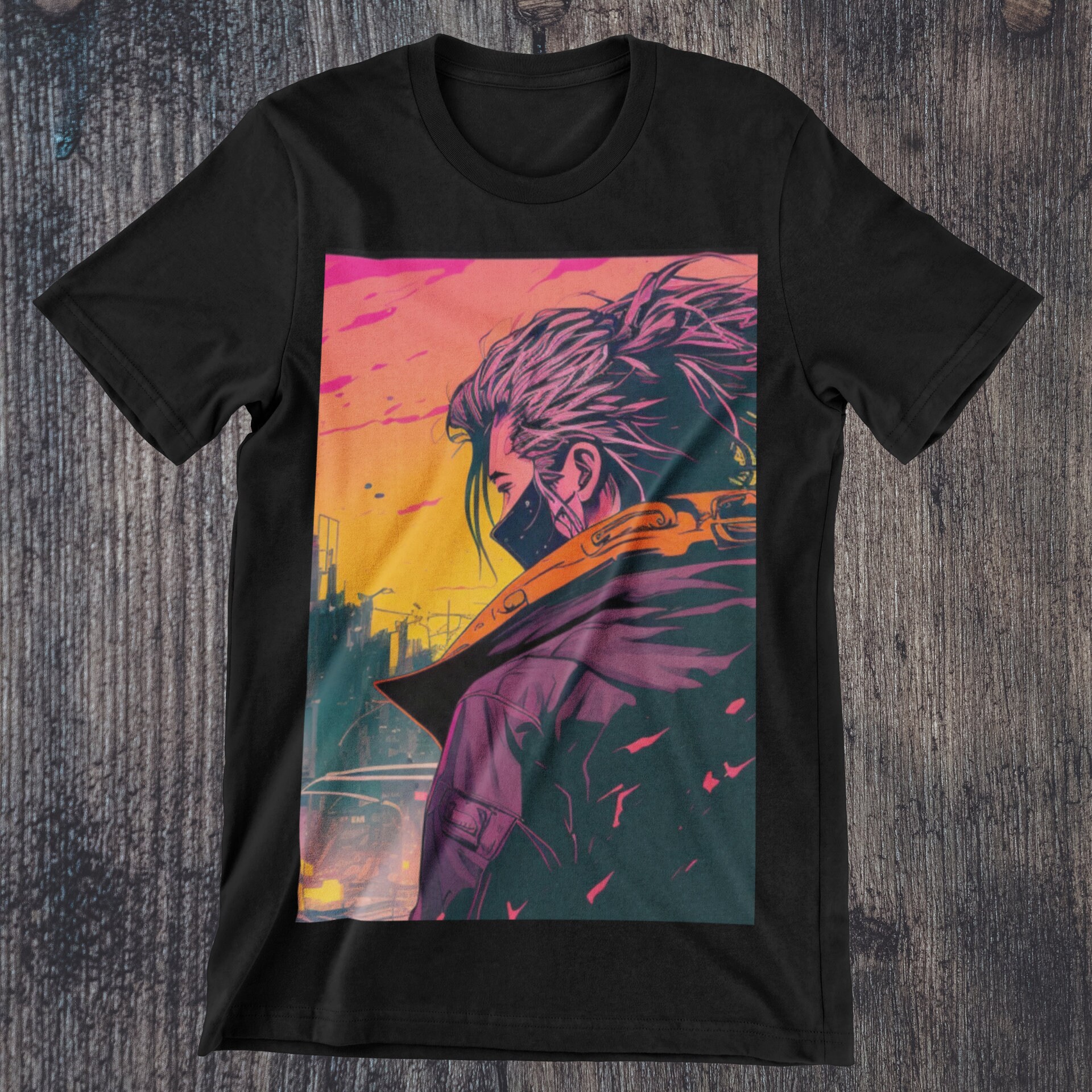 Cyberpunk Anime Girl, Japanese Design, Anime Streetwear, Japanese ...