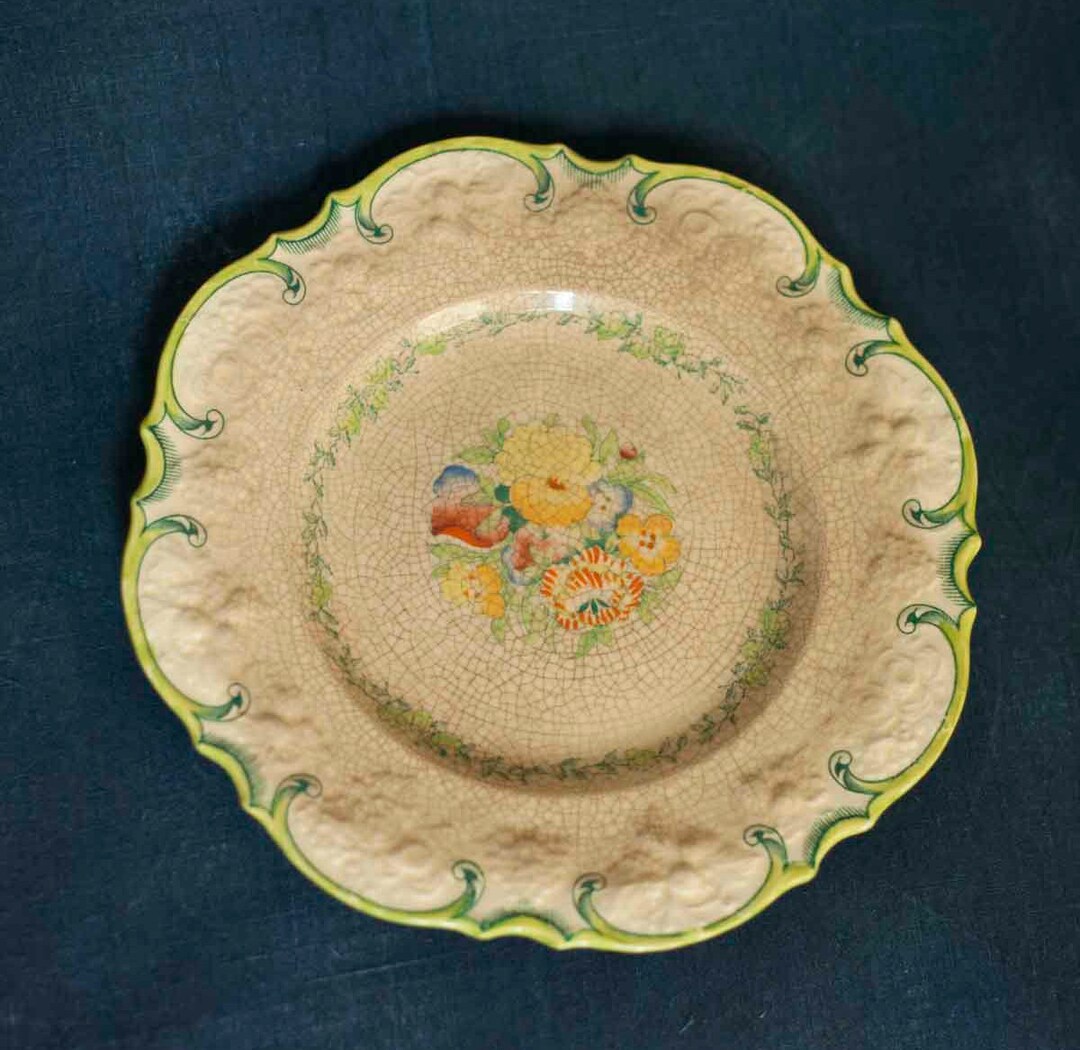 English Crown Ducal Plate - Etsy